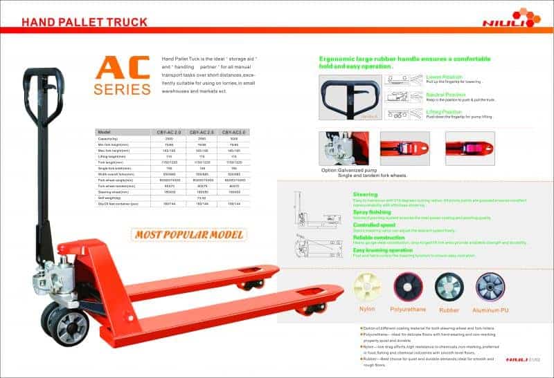 Patín Hidráulico 3 Toneladas Llanta Poliuretano Modelo: CBY-AC3.0T/PU – Powersolution